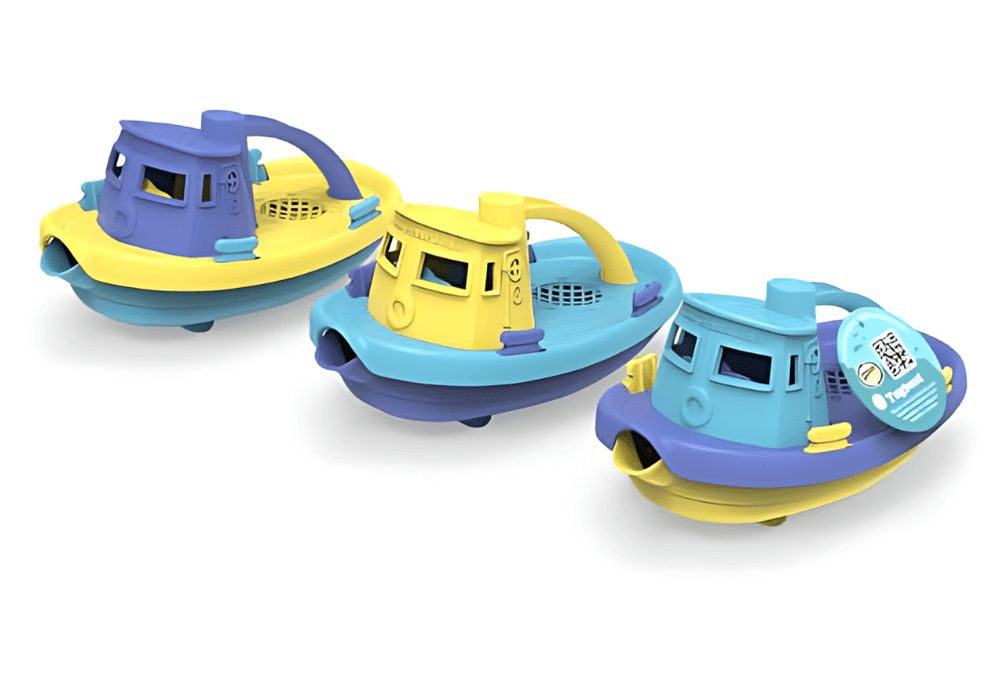 Tug Boat Recycled Ocean Bound Plastic Toy | Green Toys